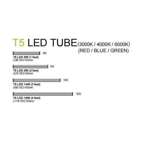 LUZ T5 LED Light Series T5 LED TUBE - KING ECO PTE LTD